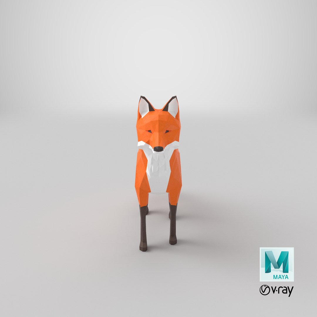 Fox---stand 3D model - TurboSquid 1192979