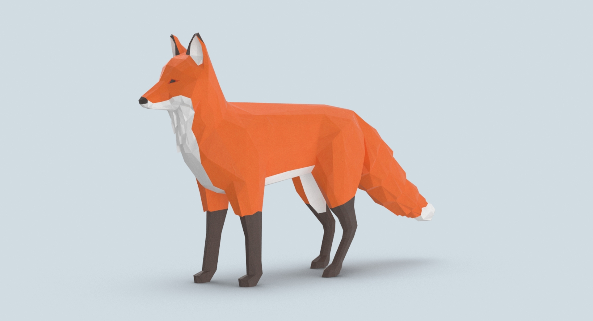 Fox---stand 3D Model - TurboSquid 1192979