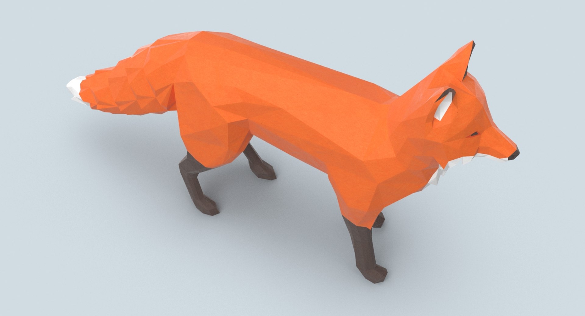 Fox---stand 3D Model - TurboSquid 1192979