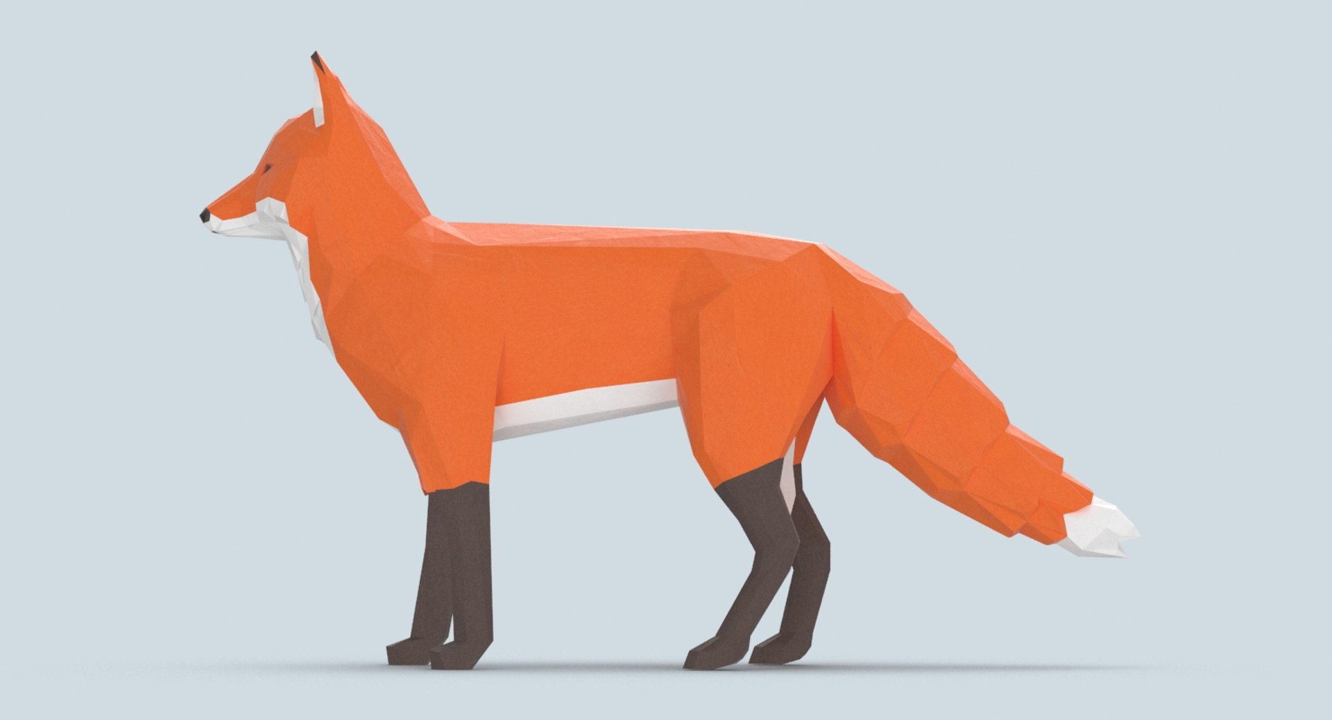 Fox---stand 3D Model - TurboSquid 1192979