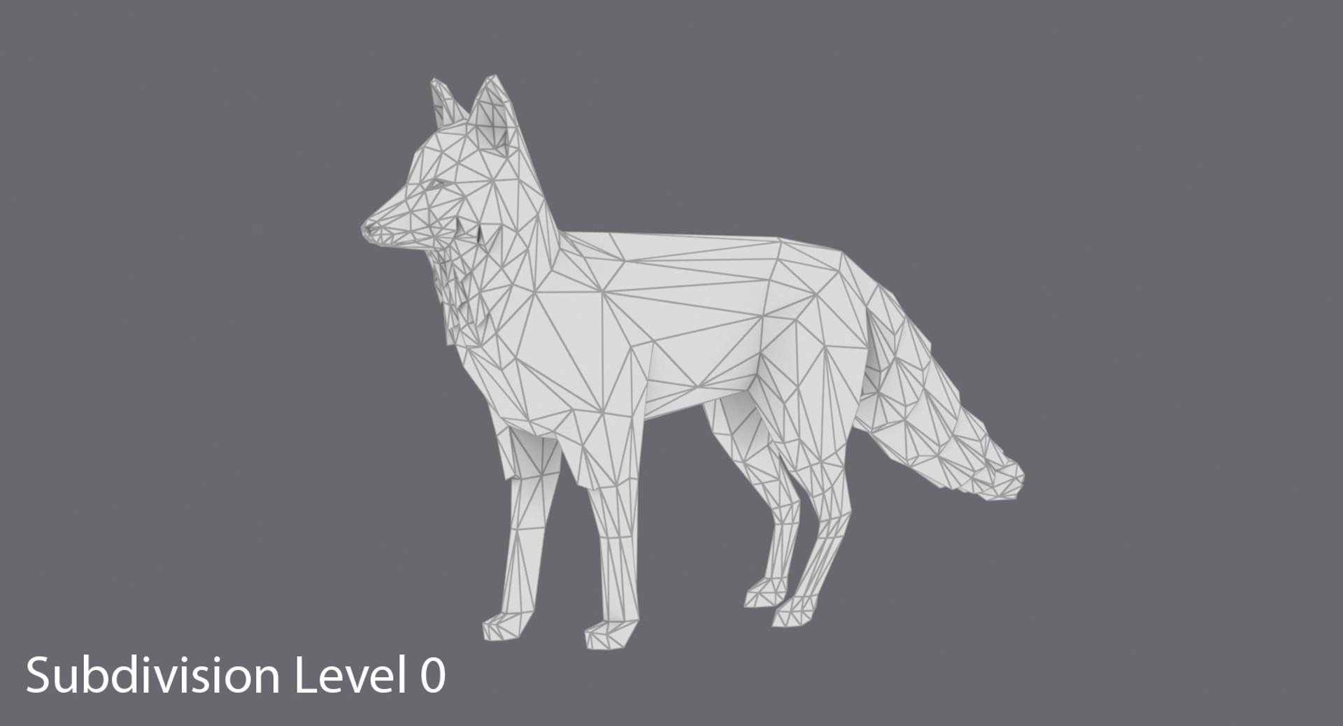 Fox---stand 3D Model - TurboSquid 1192979