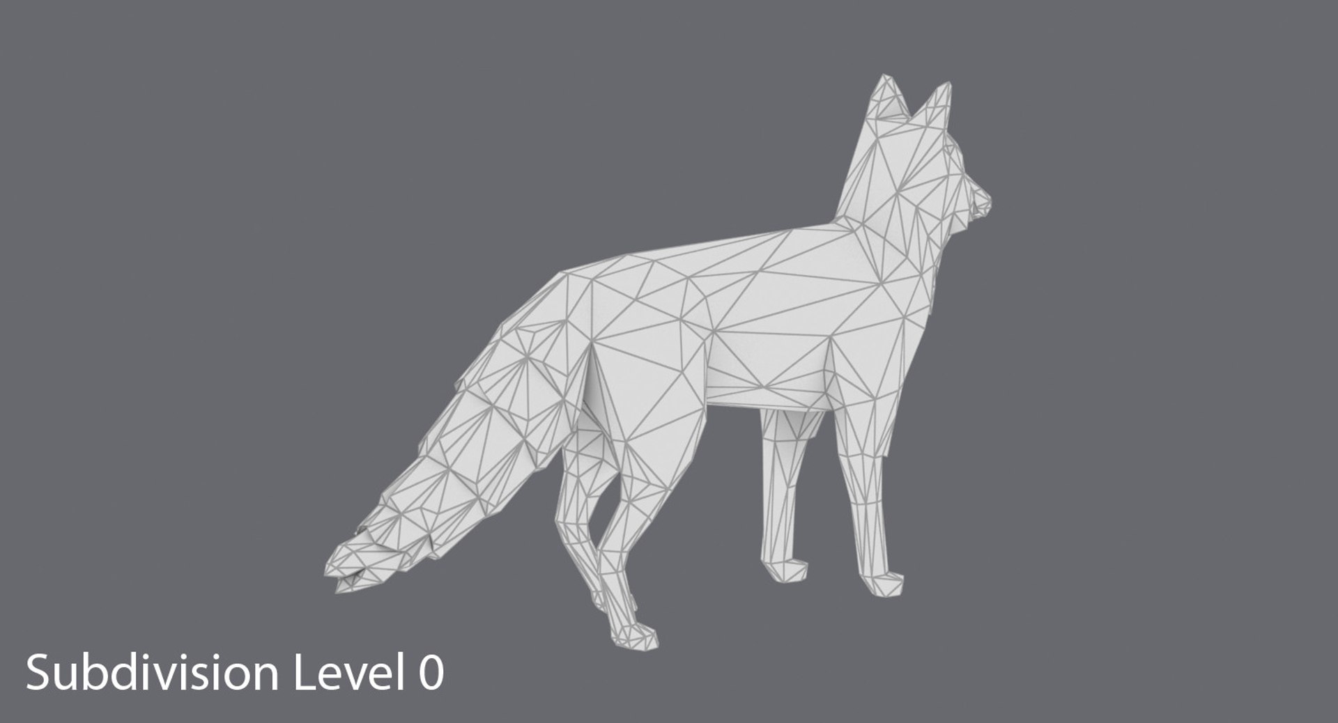 Fox---stand 3D Model - TurboSquid 1192979