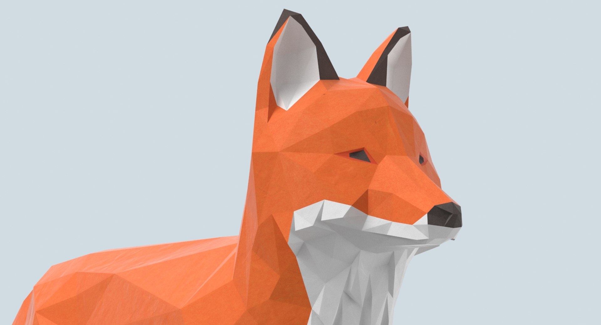 Fox---stand 3D Model - TurboSquid 1192979