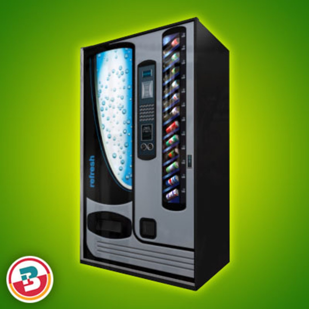3d Model Of Retail Vending Machine