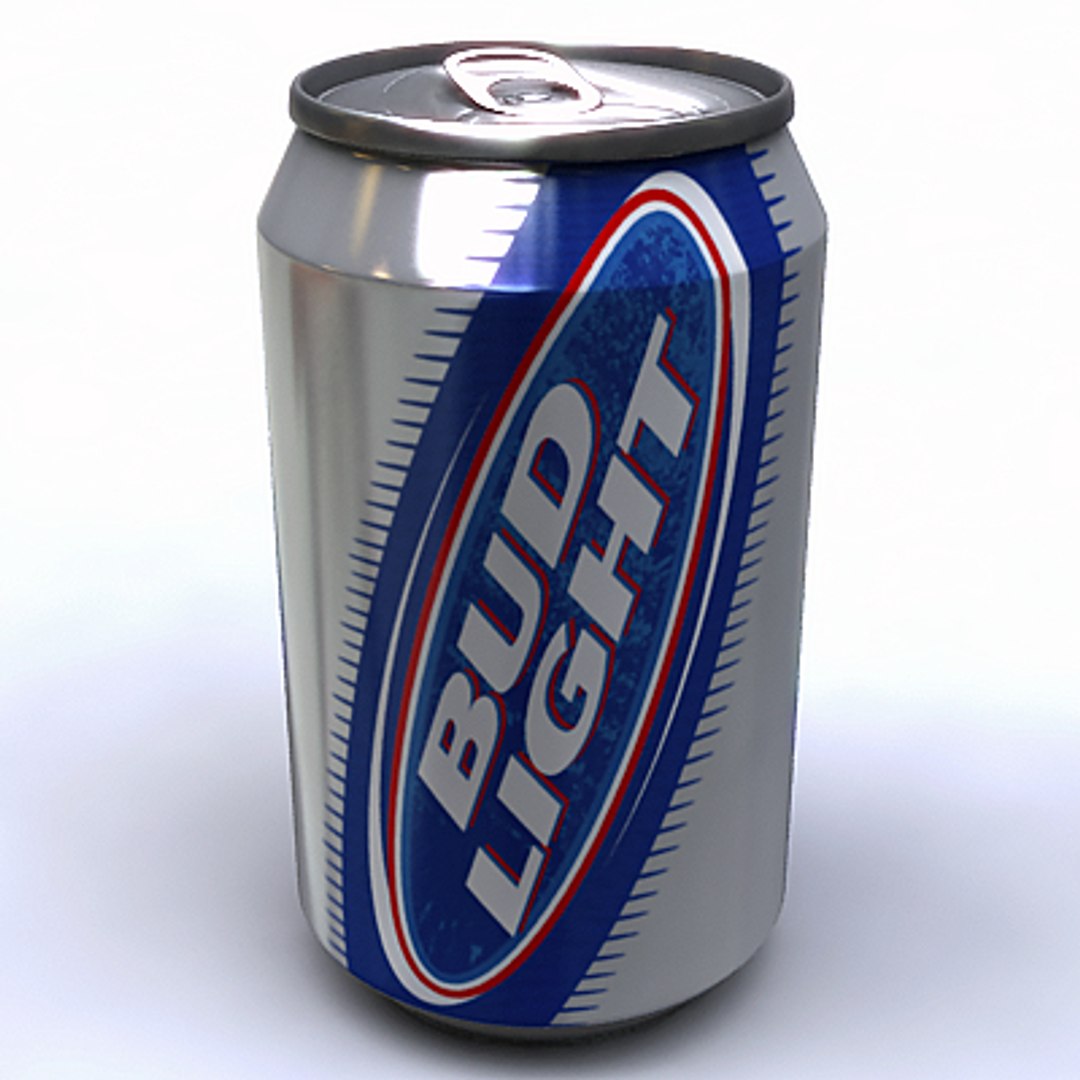 33cl Bud Light Beer 3d Max