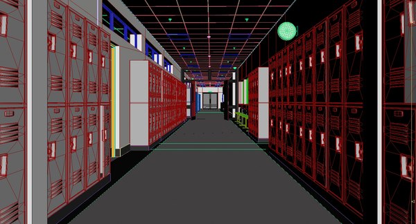 Realistic school interiors 3D model - TurboSquid 1430287