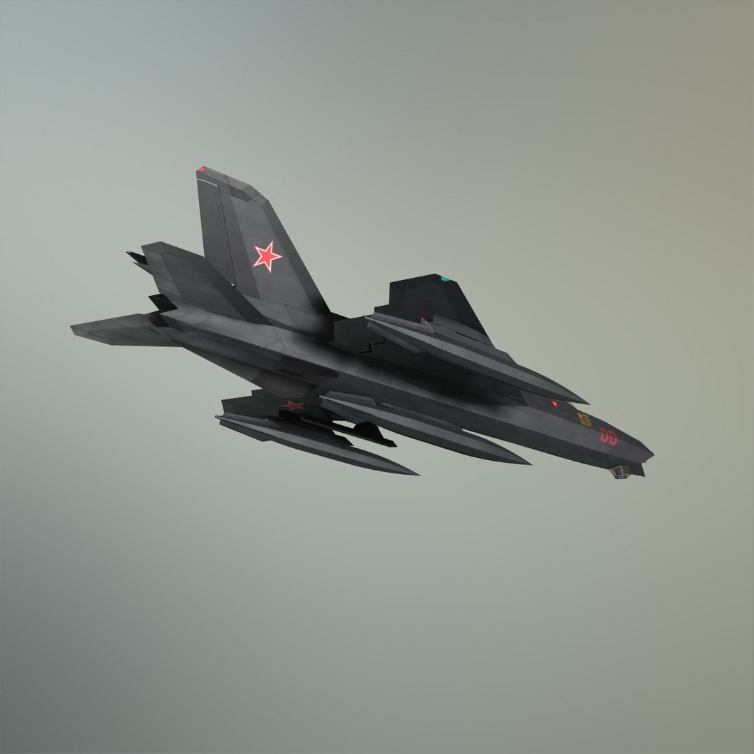 3D concept fighter mig-21z-m stealth - TurboSquid 1358446
