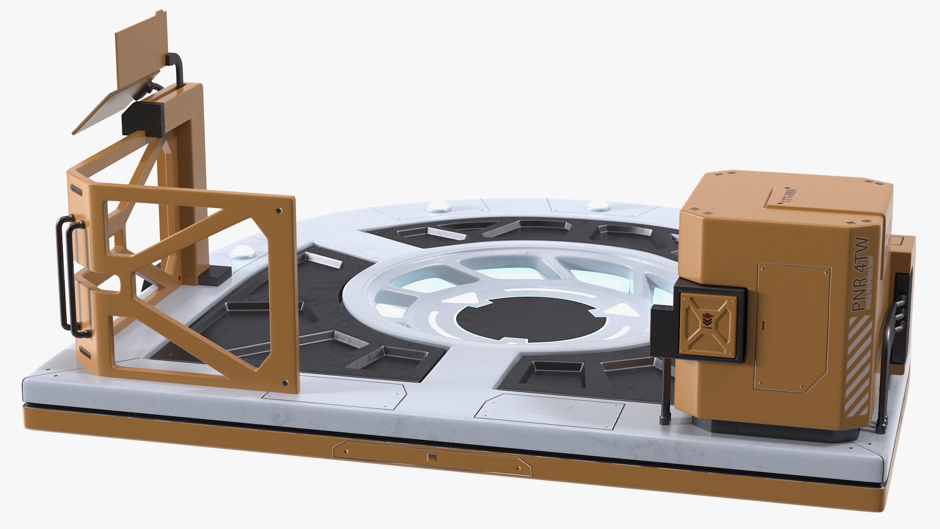 Sci fi teleport platform 3D model - TurboSquid 1634895