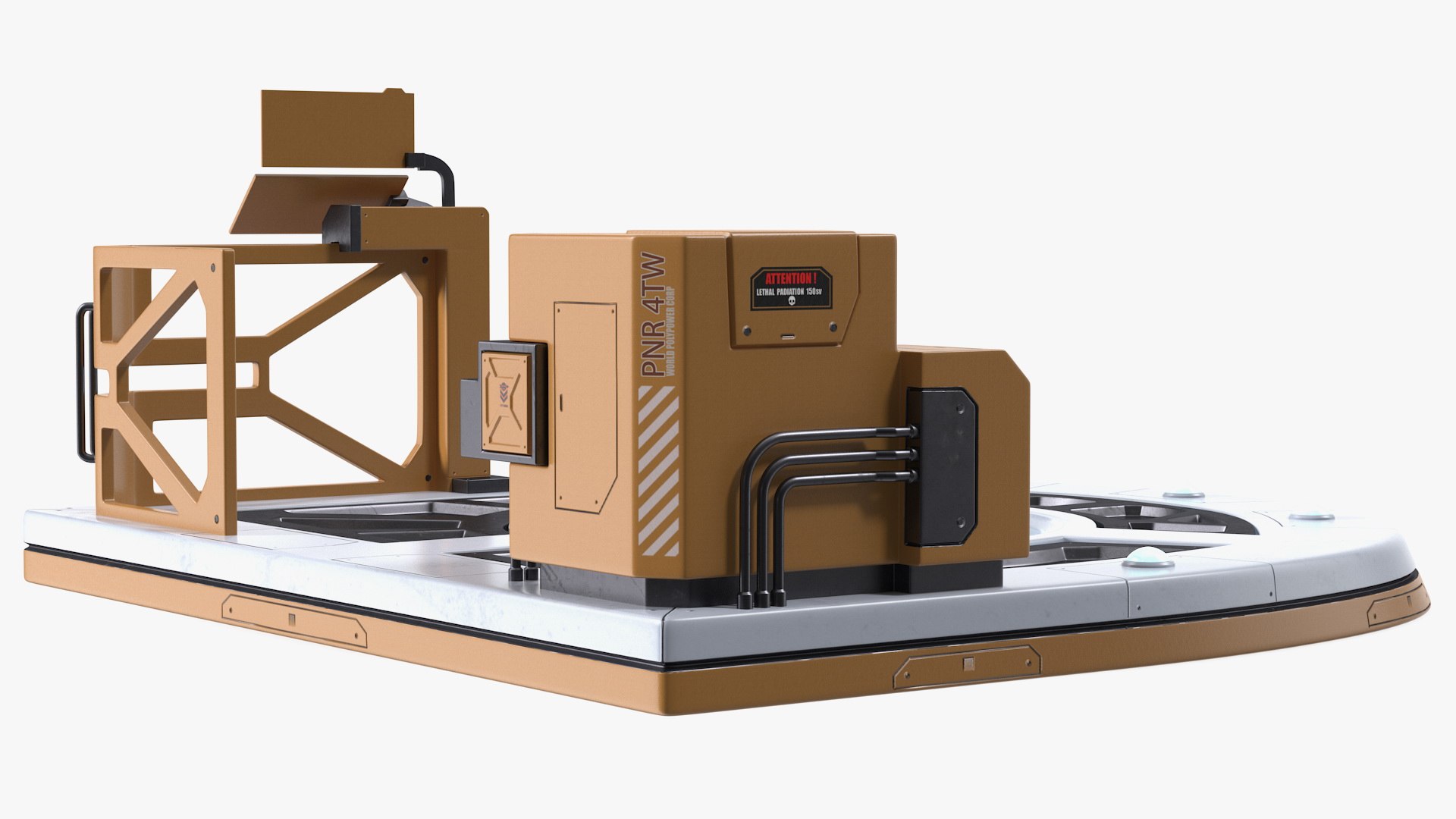 Sci fi teleport platform 3D model - TurboSquid 1634895