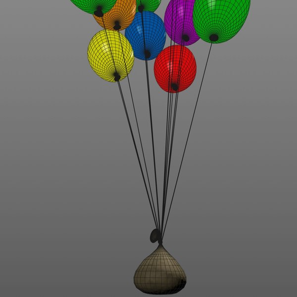 3D party balloons - TurboSquid 1502931