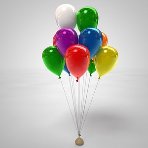 moving balloons animation
