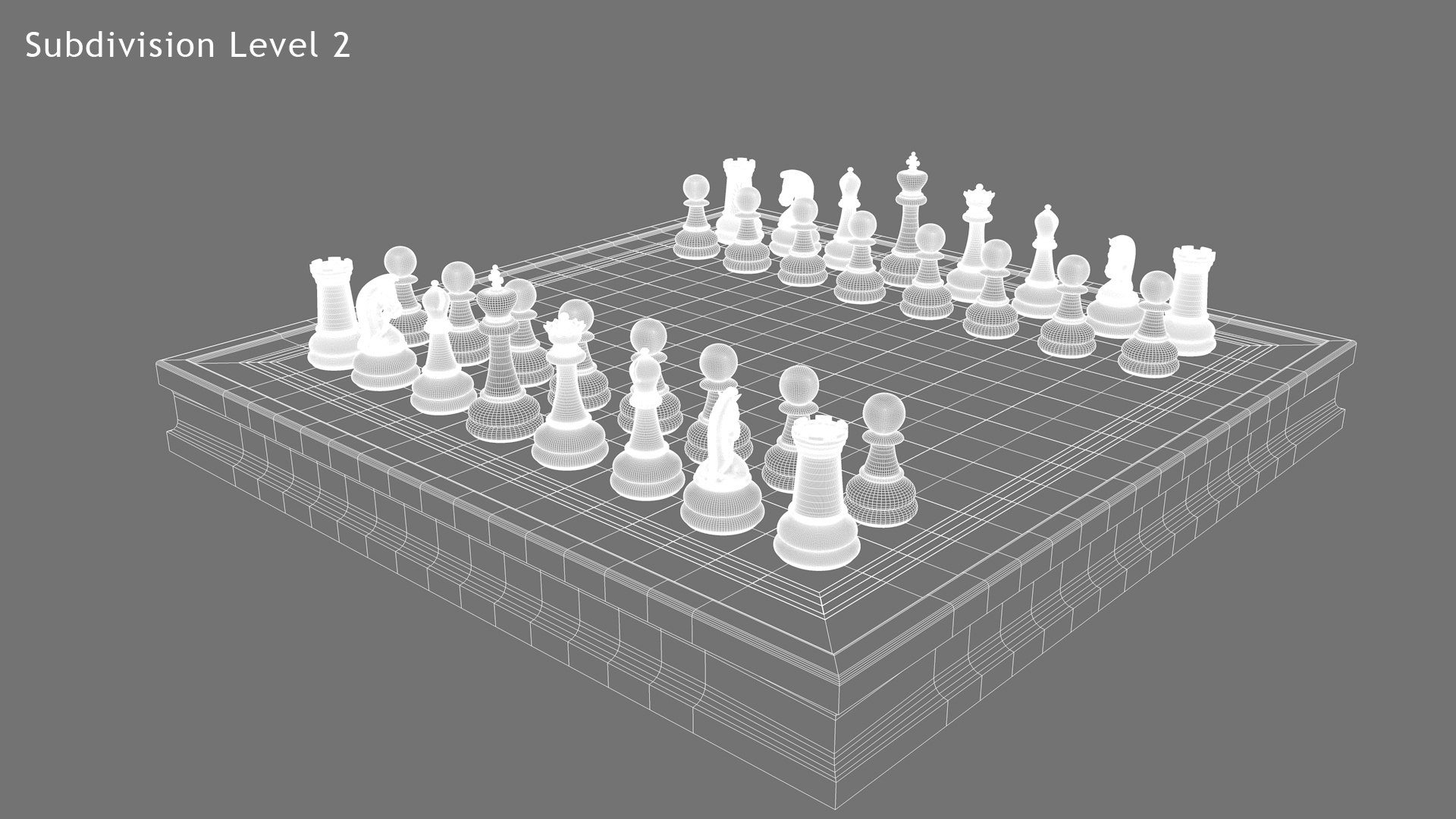 3D Chess Set - TurboSquid 1595874