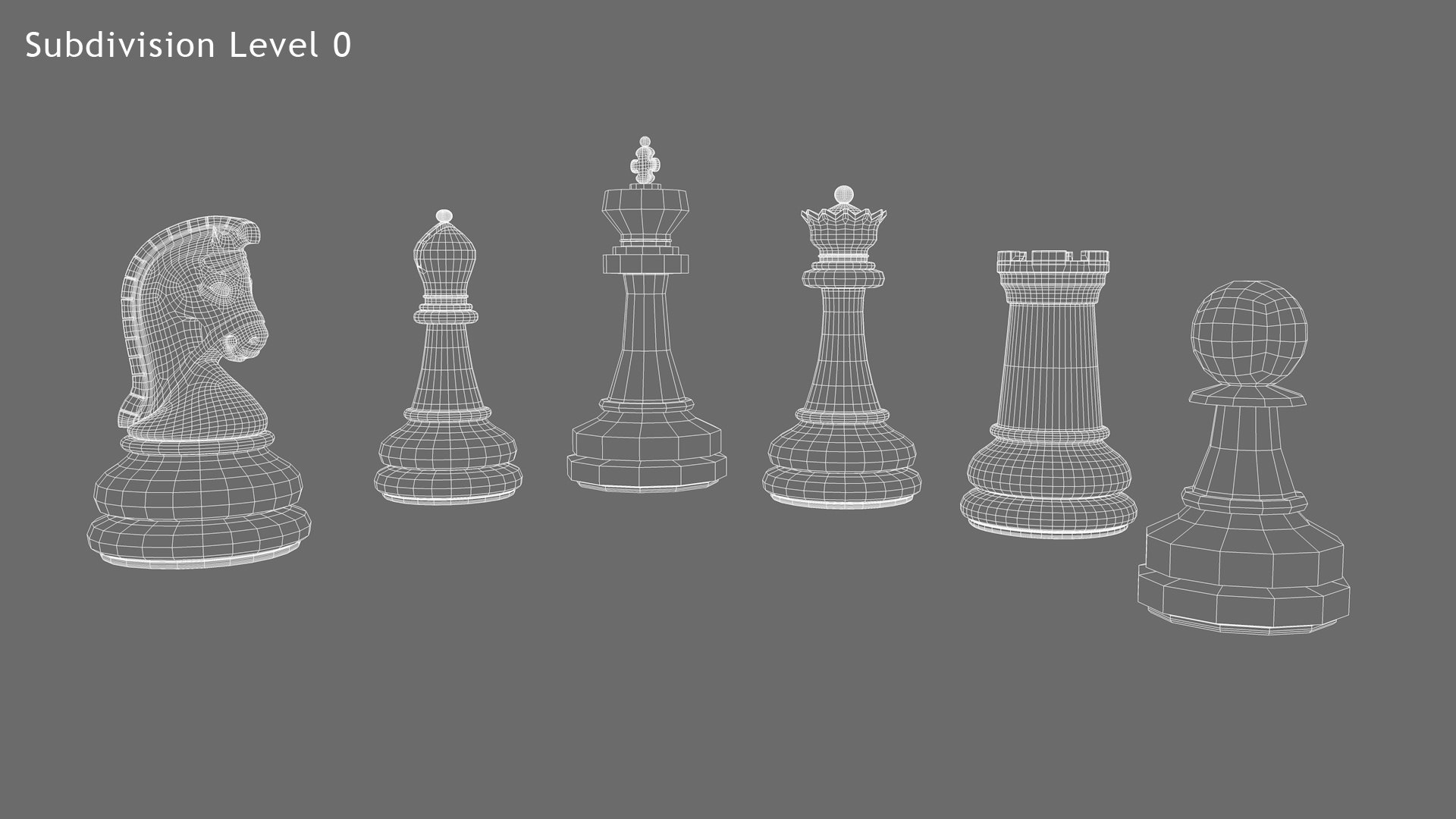 3D Chess Set - TurboSquid 1595874