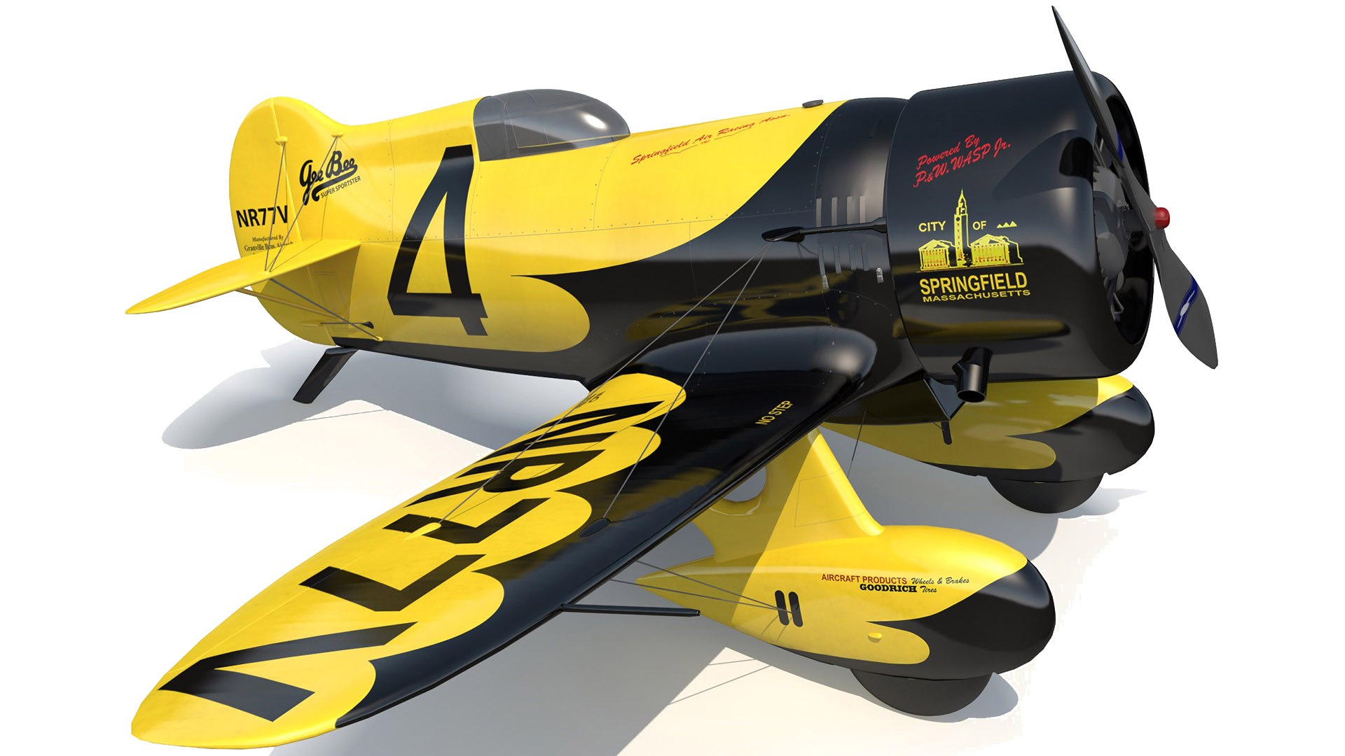 Purchase Gee Bee Z 3d C4d