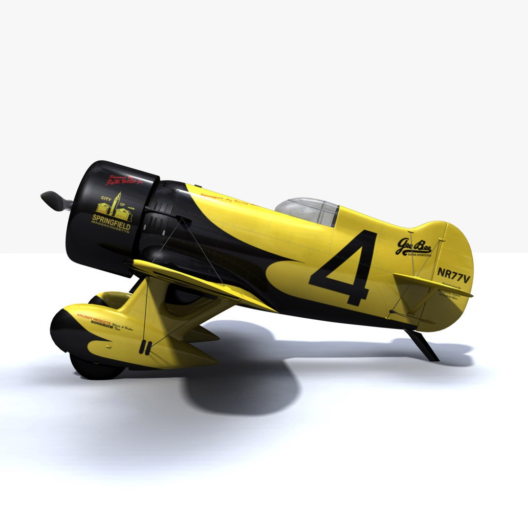 purchase gee bee z 3d c4d