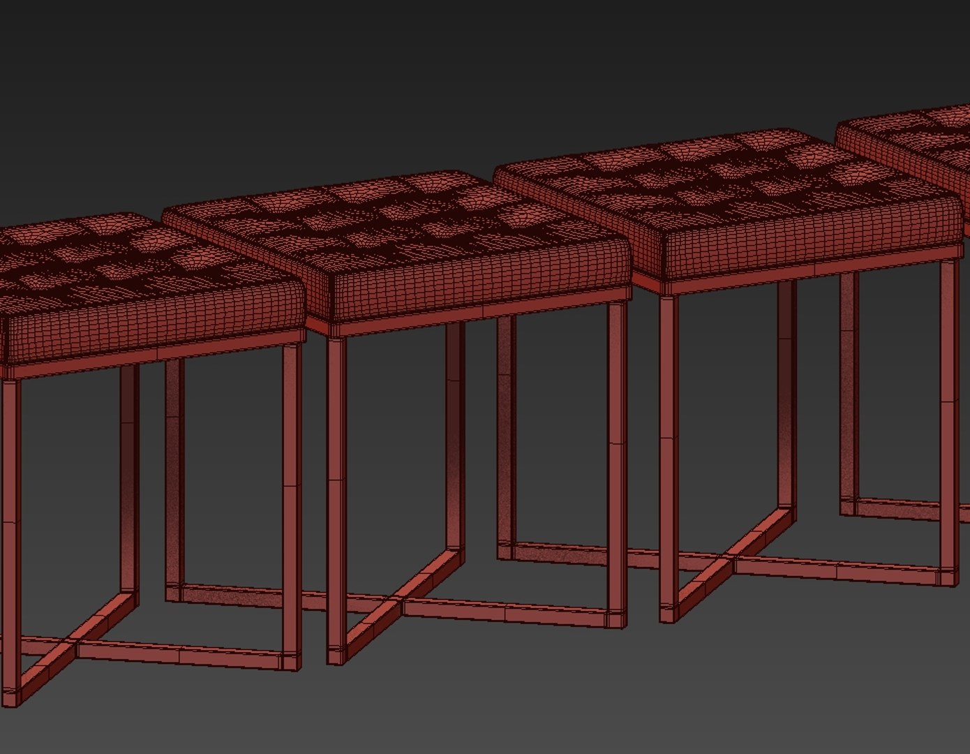 3D Model Stools Set Fms - TurboSquid 1659554