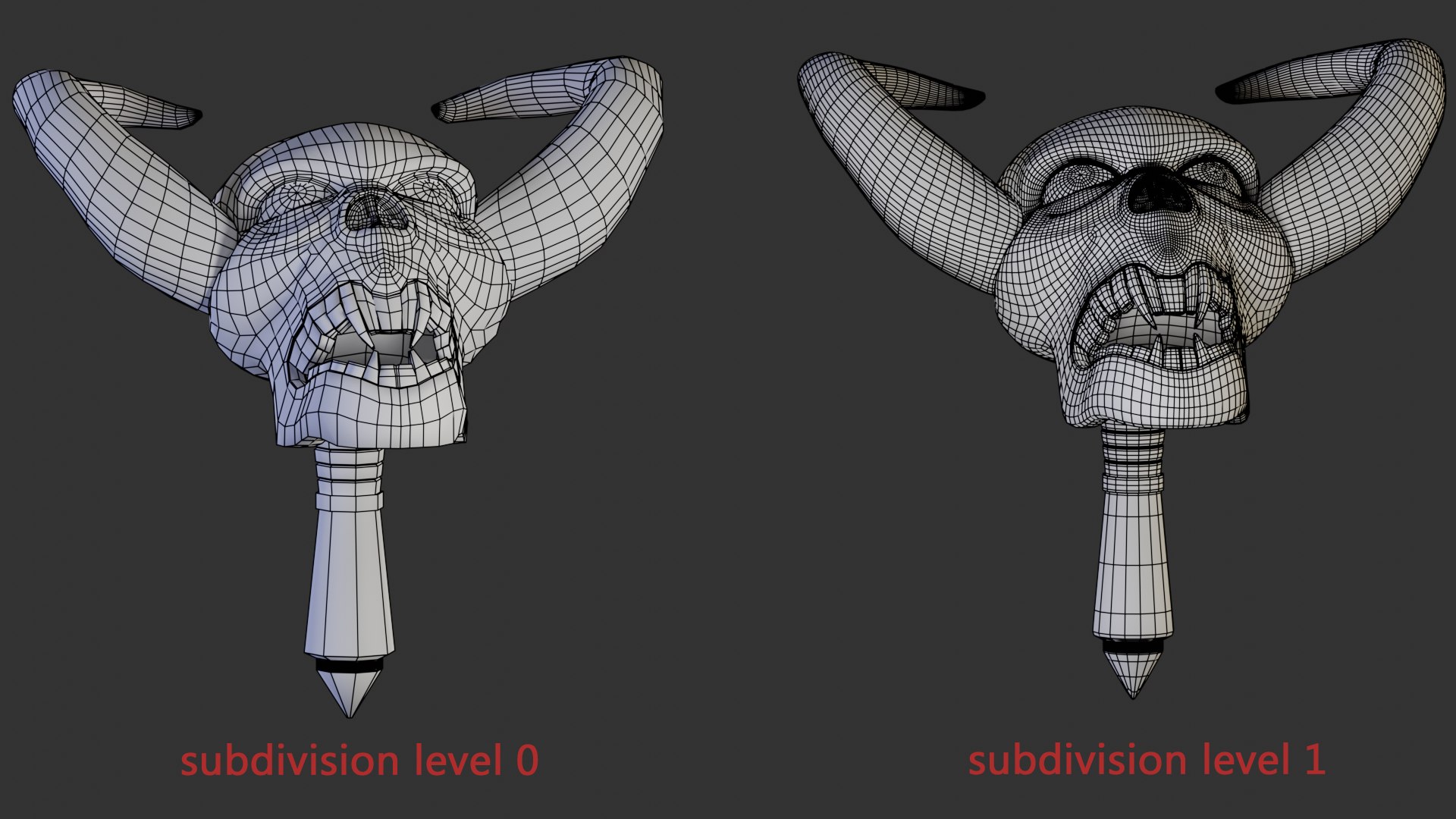 Skull Wand Model - TurboSquid 1520687
