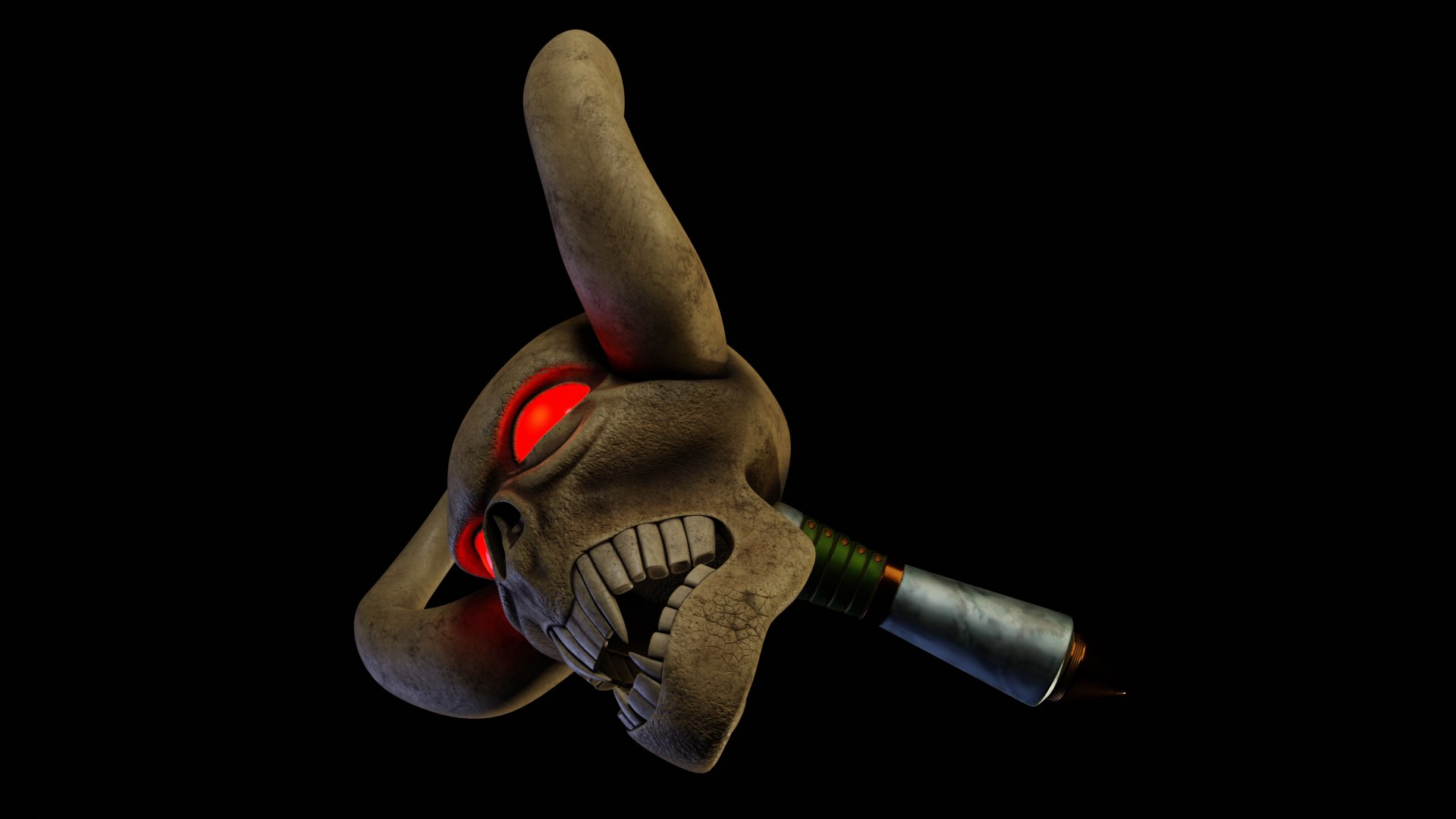 Skull Wand Model - TurboSquid 1520687