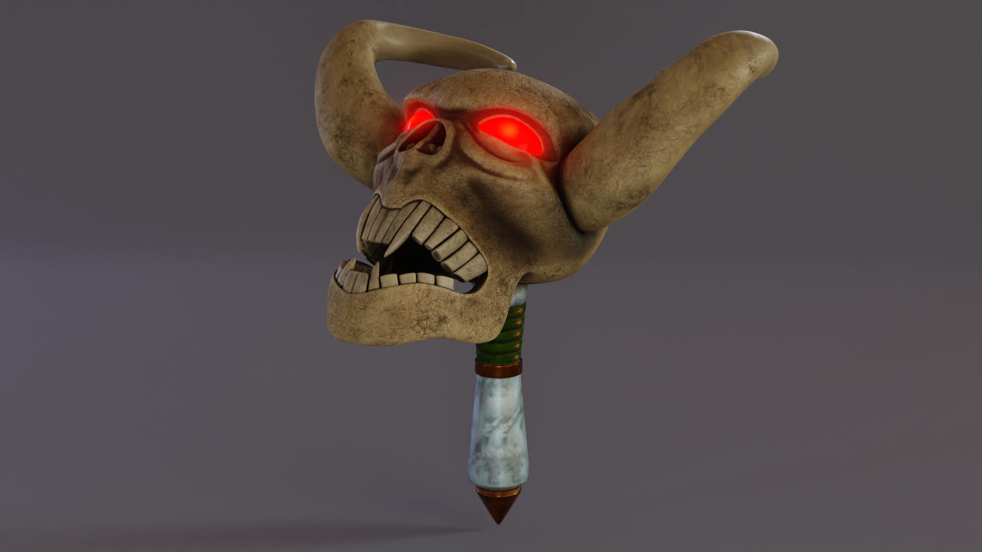 Skull Wand Model - TurboSquid 1520687