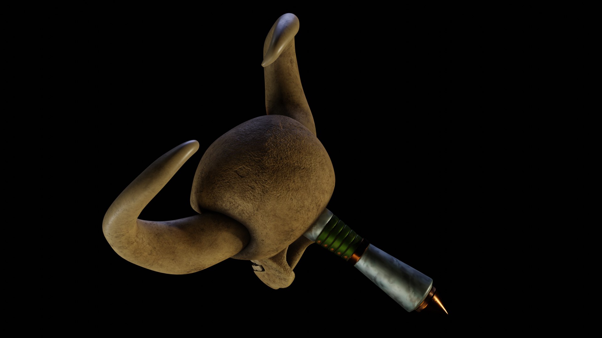 Skull Wand Model - TurboSquid 1520687