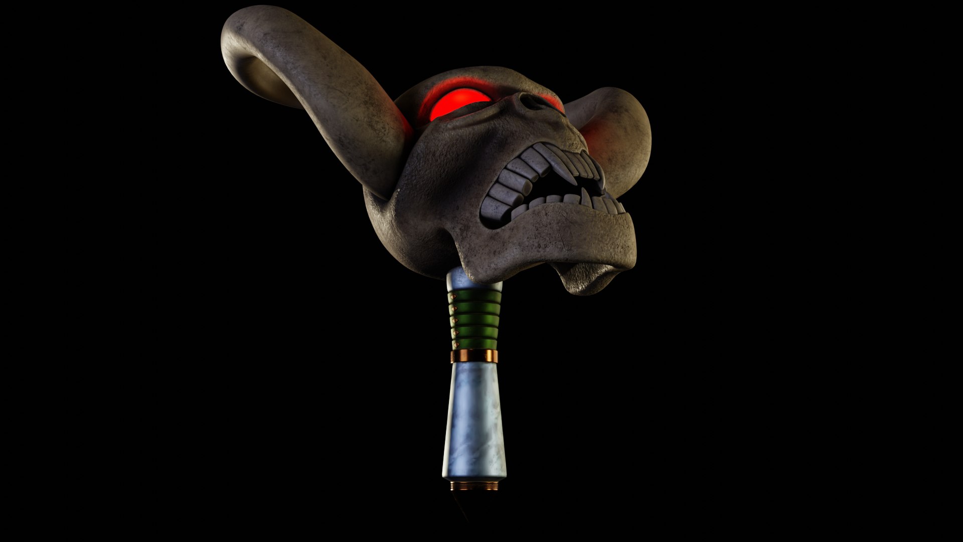 Skull Wand Model - TurboSquid 1520687