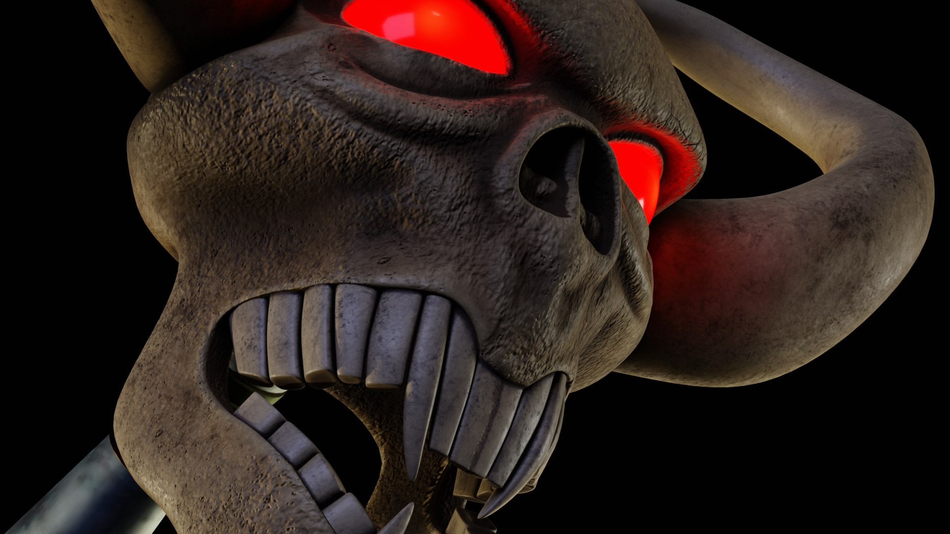 Skull Wand Model - TurboSquid 1520687