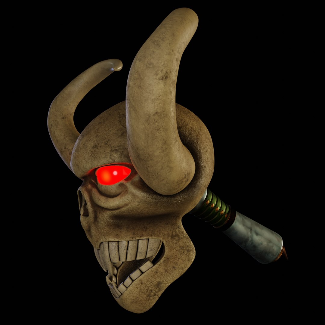 Skull Wand Model - TurboSquid 1520687