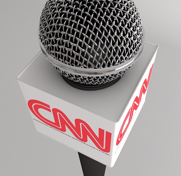 tv microphone advertising box 3d model