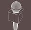 Tv Microphone Advertising Box 3d Model