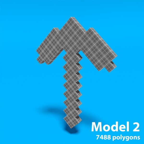 modelo 3d Piqueta de Minecraft - TurboSquid 1357067