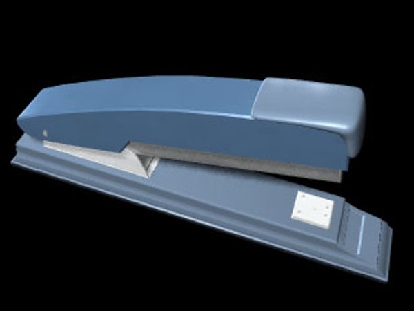 3d staple stapler model