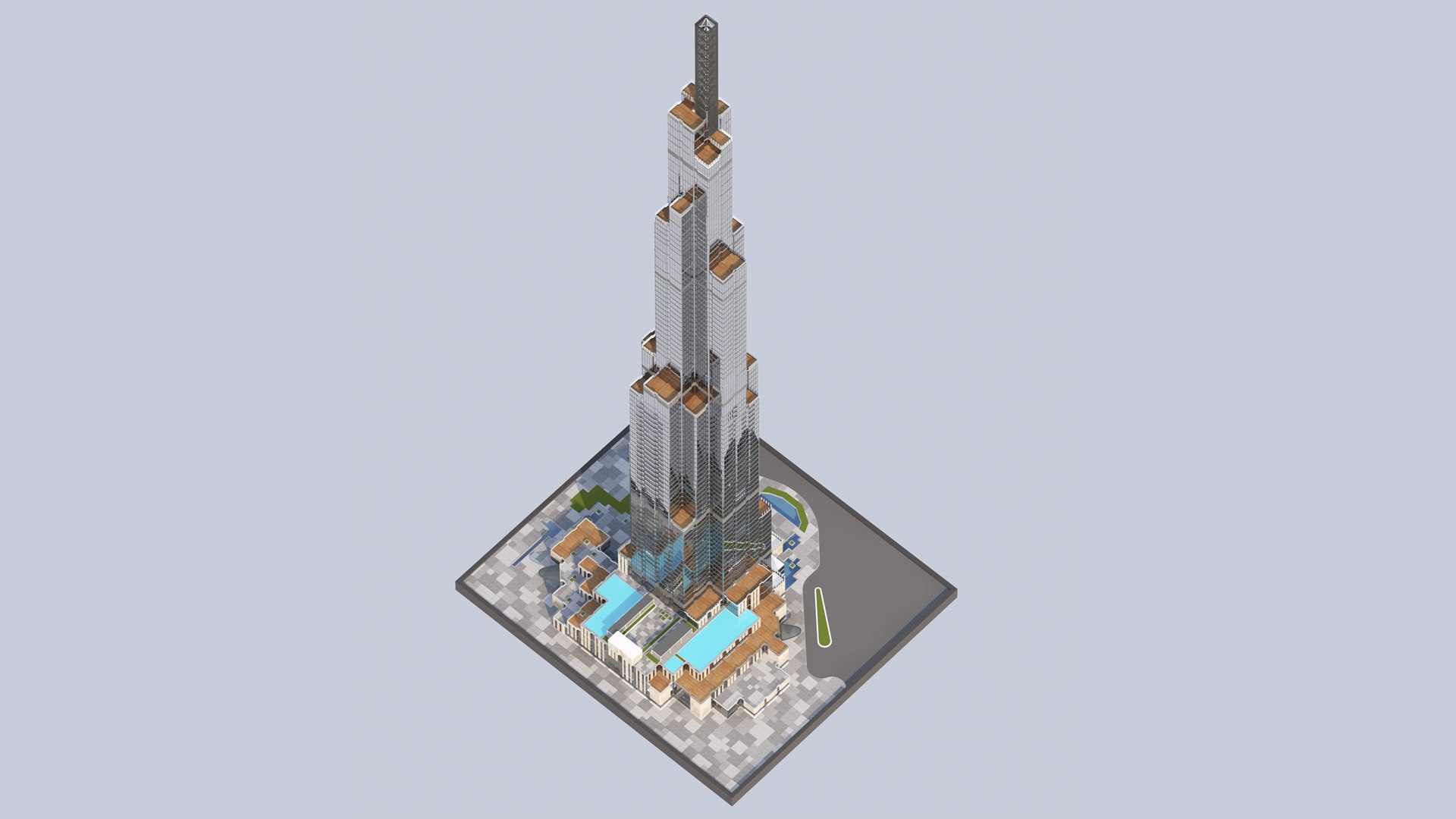 3D Model LANDMARK 81 - TurboSquid 2249510