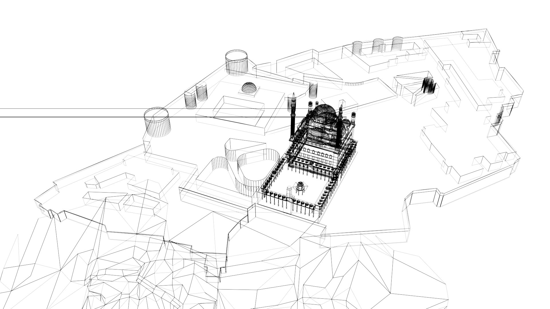 3D Cairo Salah El-Din Citadel Muhammad Ali Mosque Model - TurboSquid ...