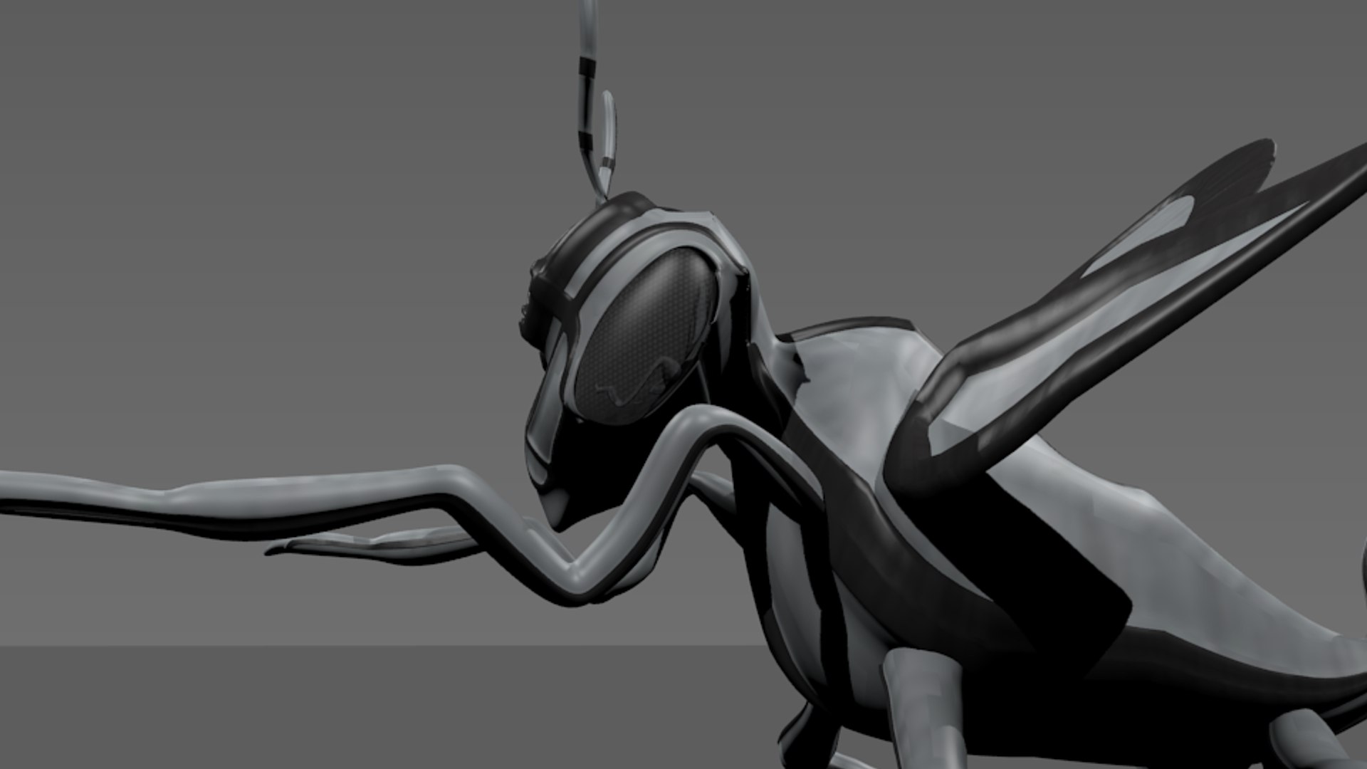 3d Model Of Wasbot Wasp
