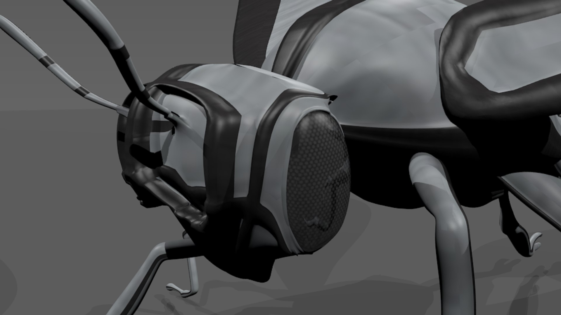 3d Model Of Wasbot Wasp