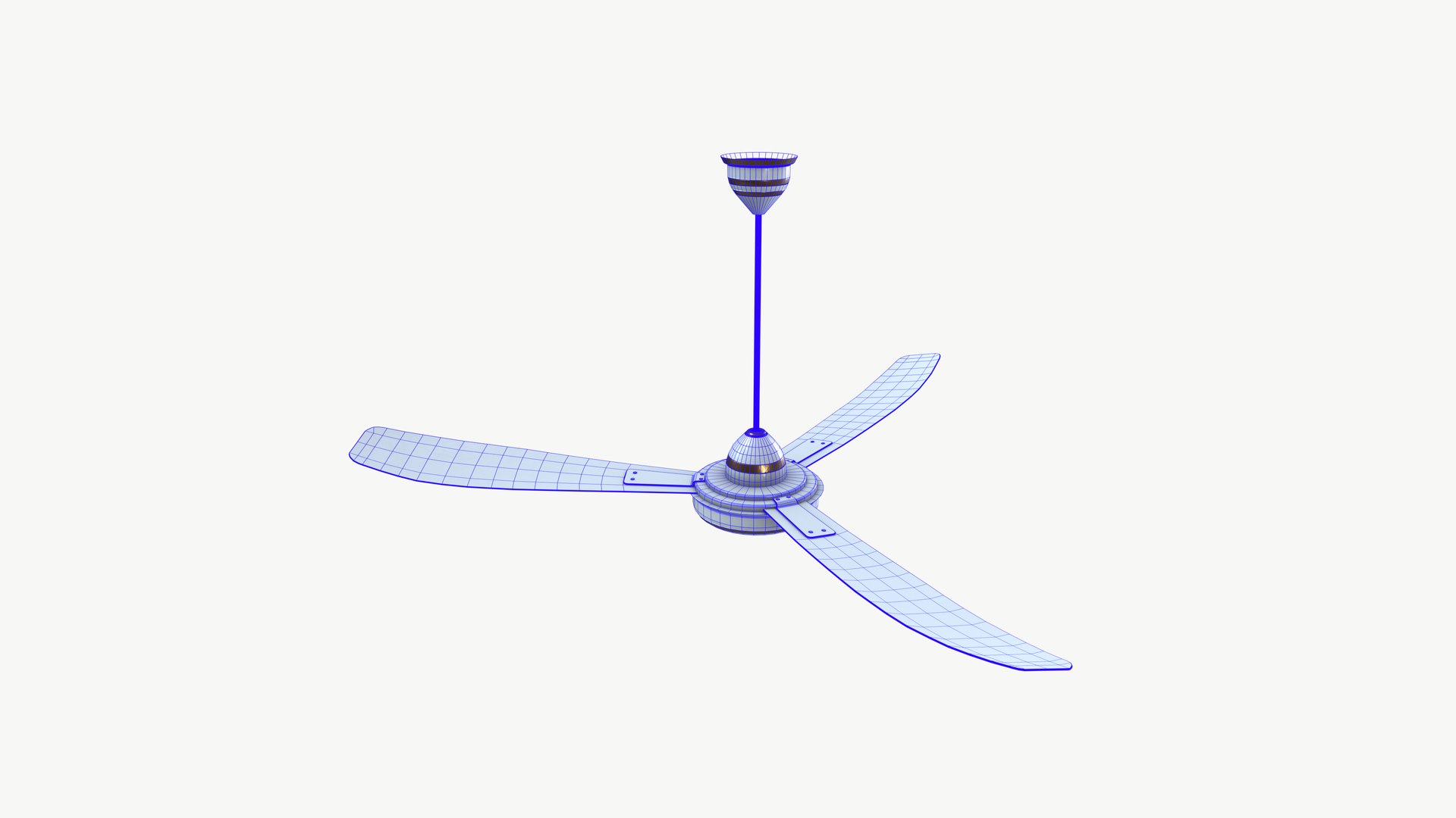 Ceiling Fan 3D Model - TurboSquid 2392218