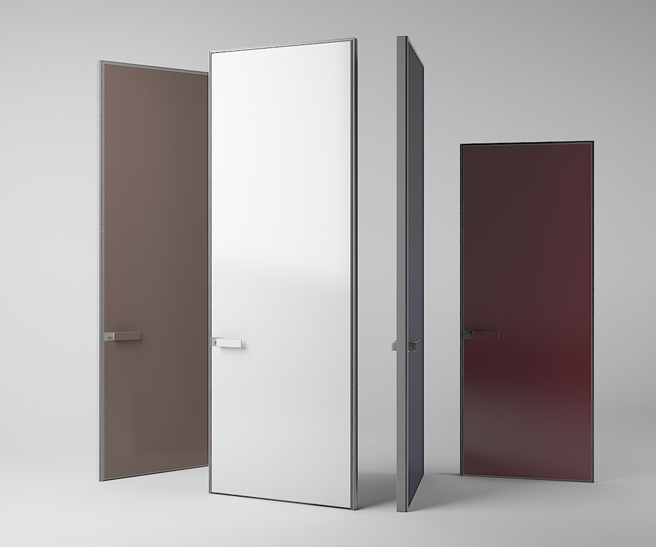 3d Model Moon Rimadesio Door