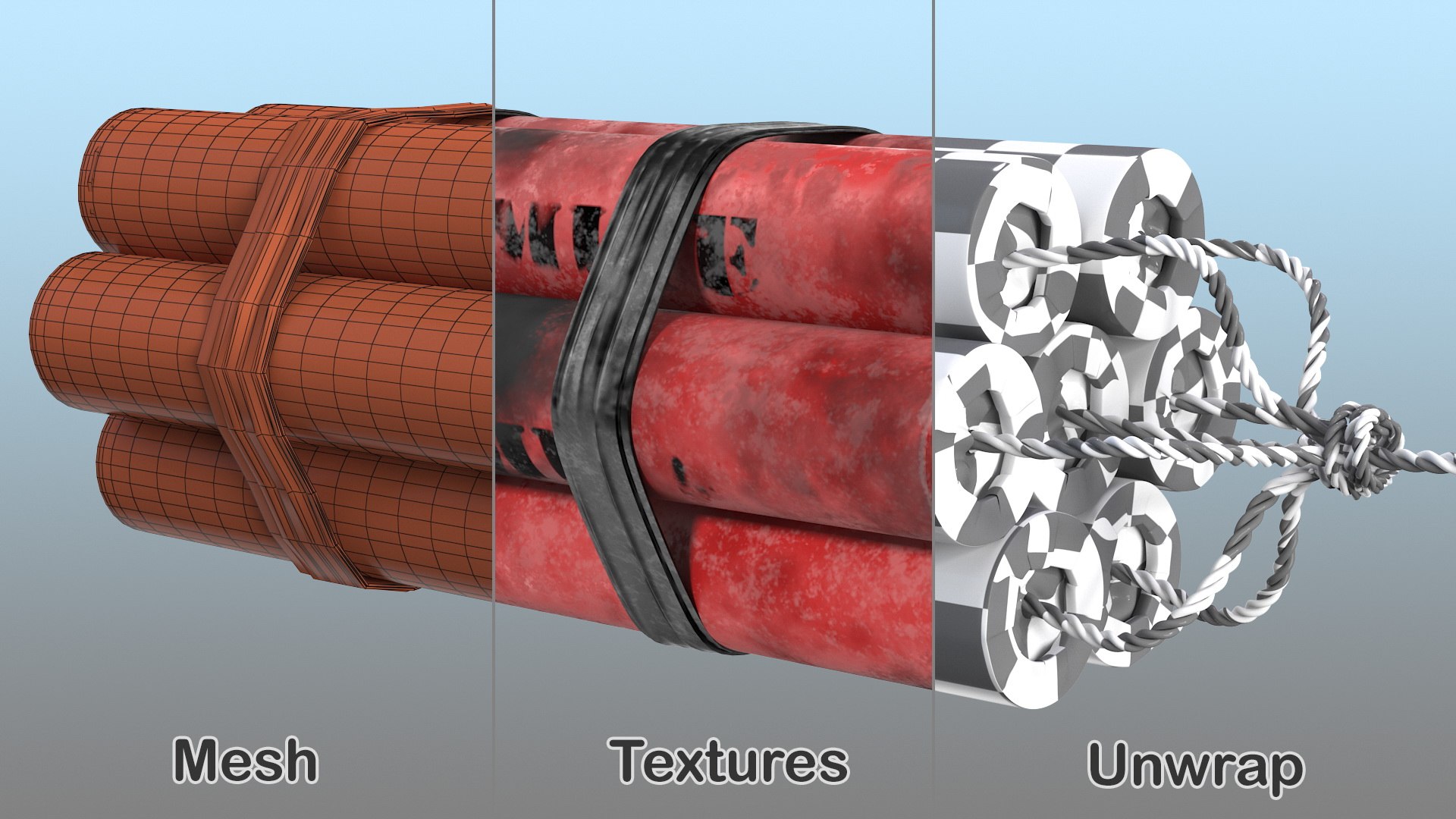 3D Bombs Collection - TurboSquid 2117471