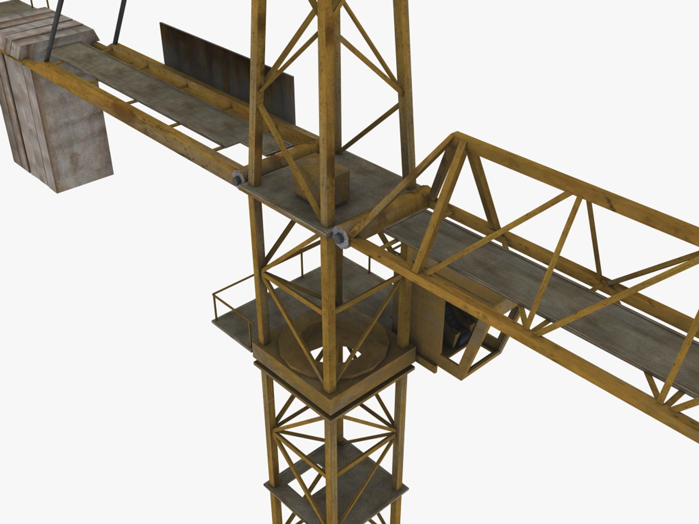 3d Construction Crane Model