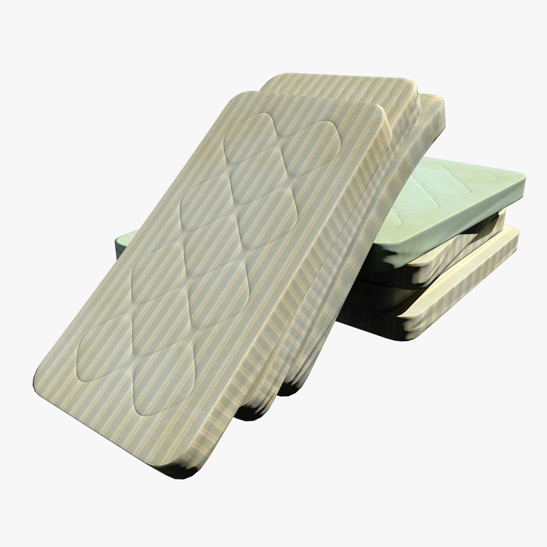 3d Model Abandoned Old Mattresses