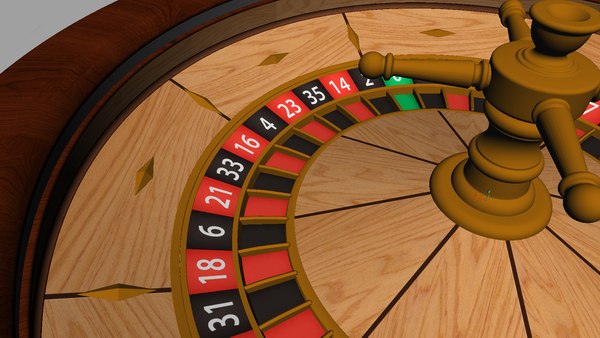 3d model casino roulette cylinder