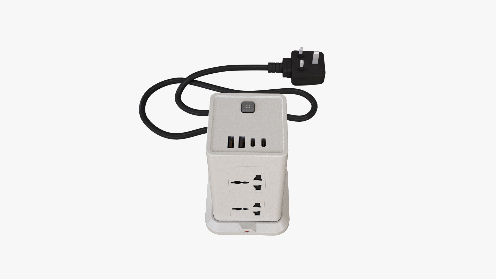 8-Way Tower Extension Lead model - TurboSquid 2114815