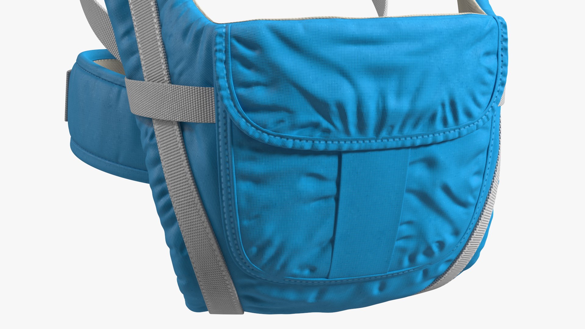 Convertible Baby Carrier Blue Sitting Position 3D - TurboSquid 2152651