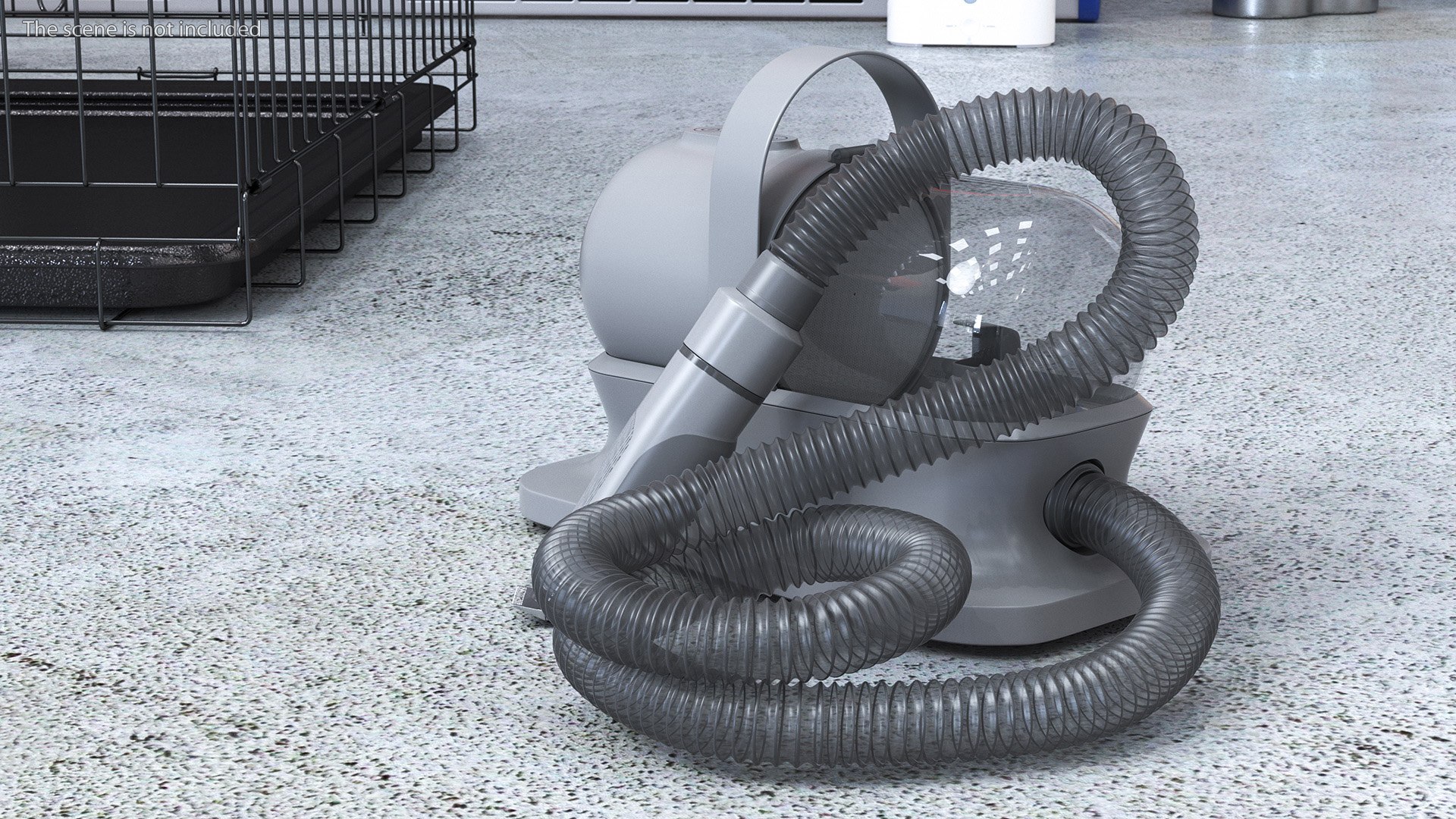 3D Model Professional Pet Grooming Vacuum Grey - TurboSquid 2168250