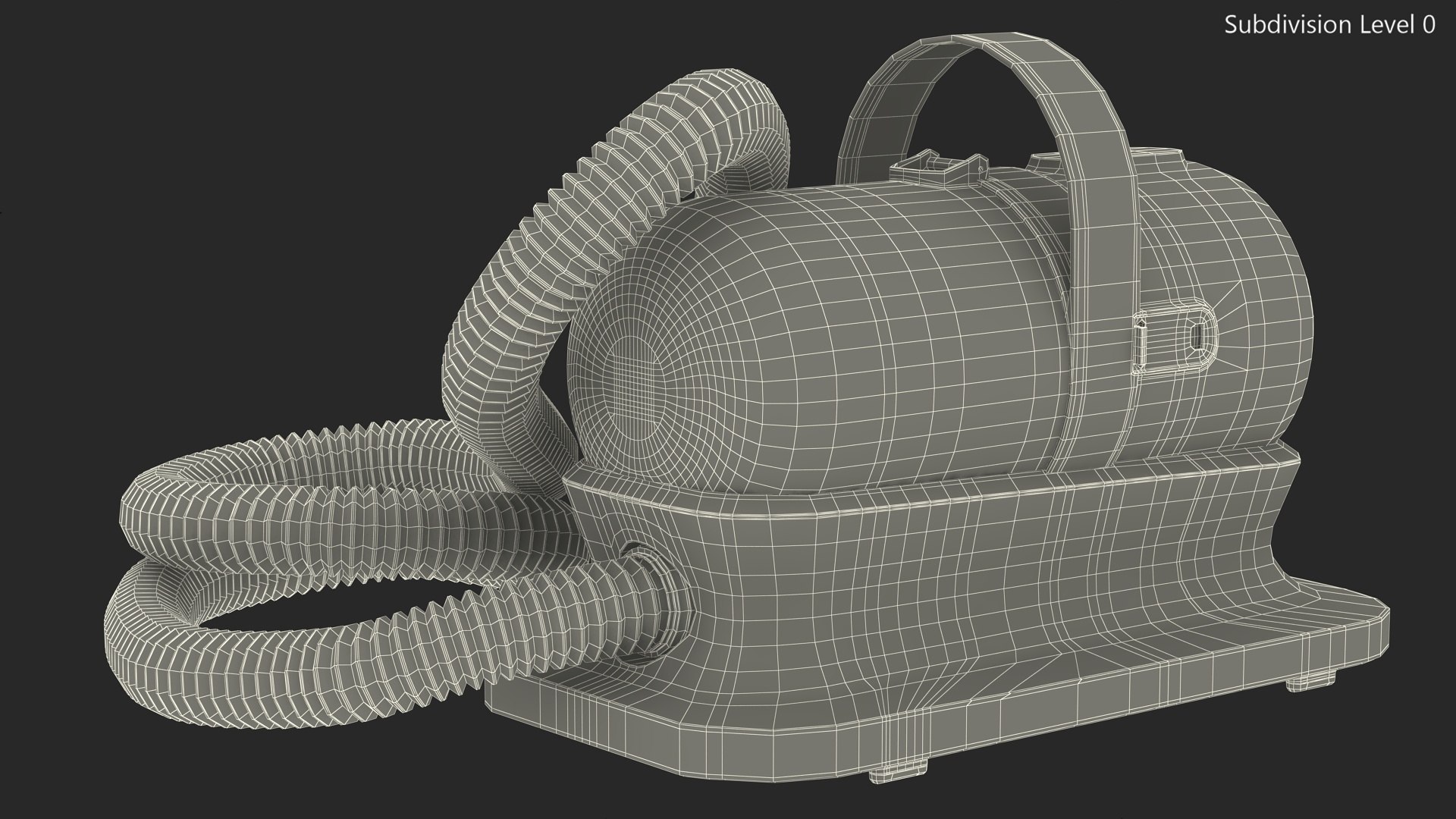 3D Model Professional Pet Grooming Vacuum Grey - TurboSquid 2168250