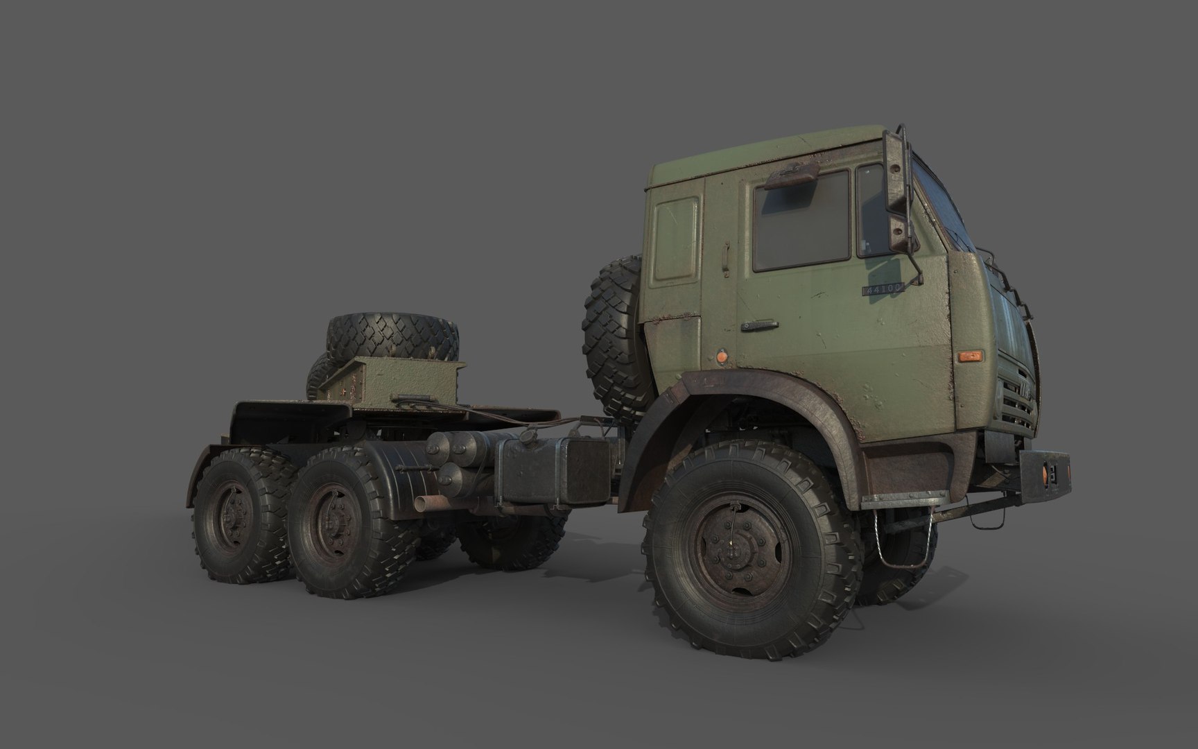 3D Kamaz 44100 With Trailer - TurboSquid 2008224