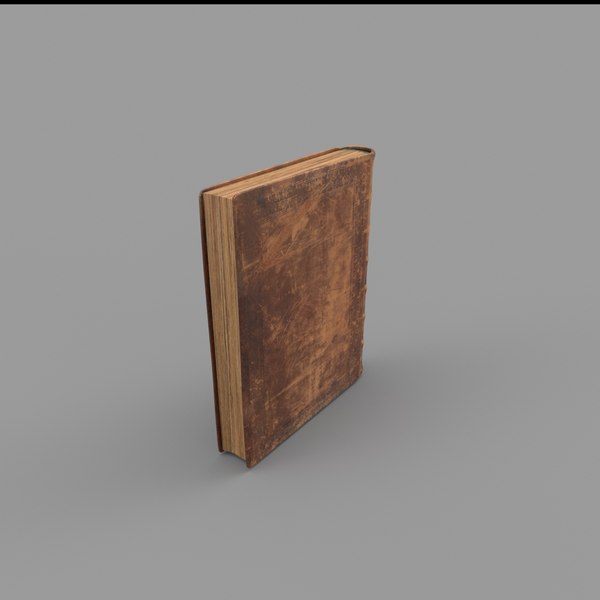 3D old scratched book - TurboSquid 1687892