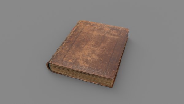 3D old scratched book - TurboSquid 1687892