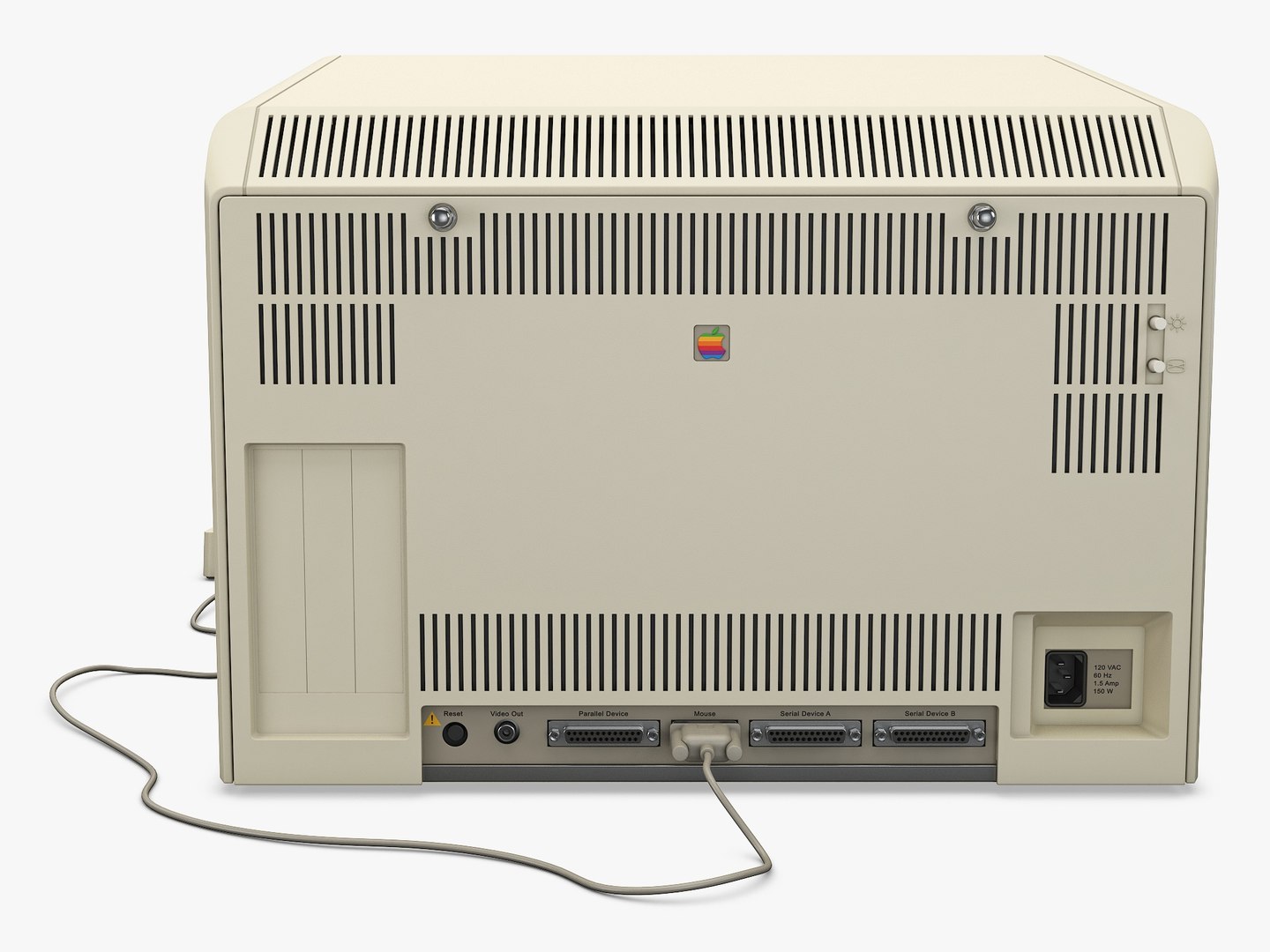 3D Apple Lisa 2 Macintosh XL 1984-1986 PC With Keyboard And Mouse M 1 ...