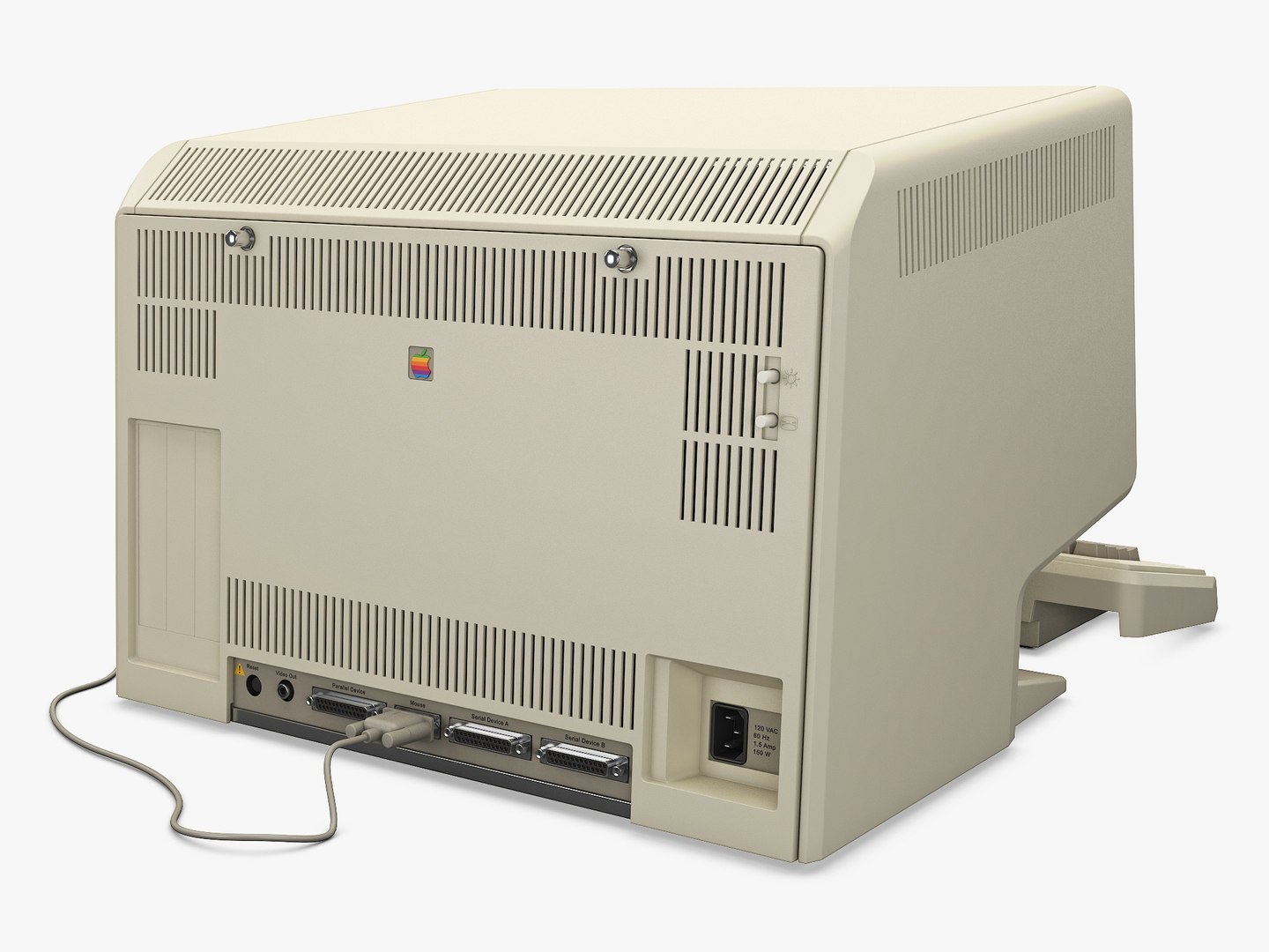 3D Apple Lisa 2 Macintosh XL 1984-1986 PC With Keyboard And Mouse M 1 ...